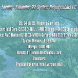 Farming Simulator 22 System Requirements PC | MAC