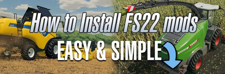 How to install Farming Simulator 22 mods | How to install FS22 Mods