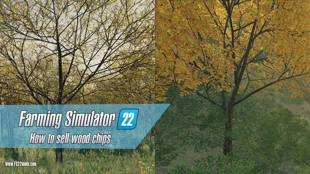 Farming Simulator 22 Selling Wood chips | How to sell Wood Chips