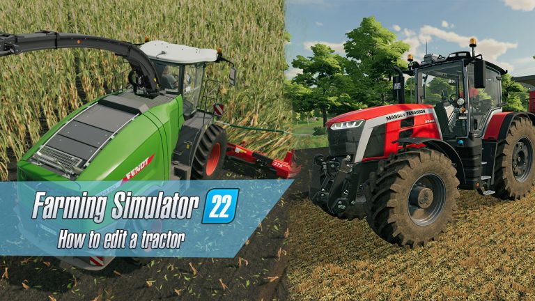 How to edit a tractor on Farming Simulator 22 | Tractor Workshop