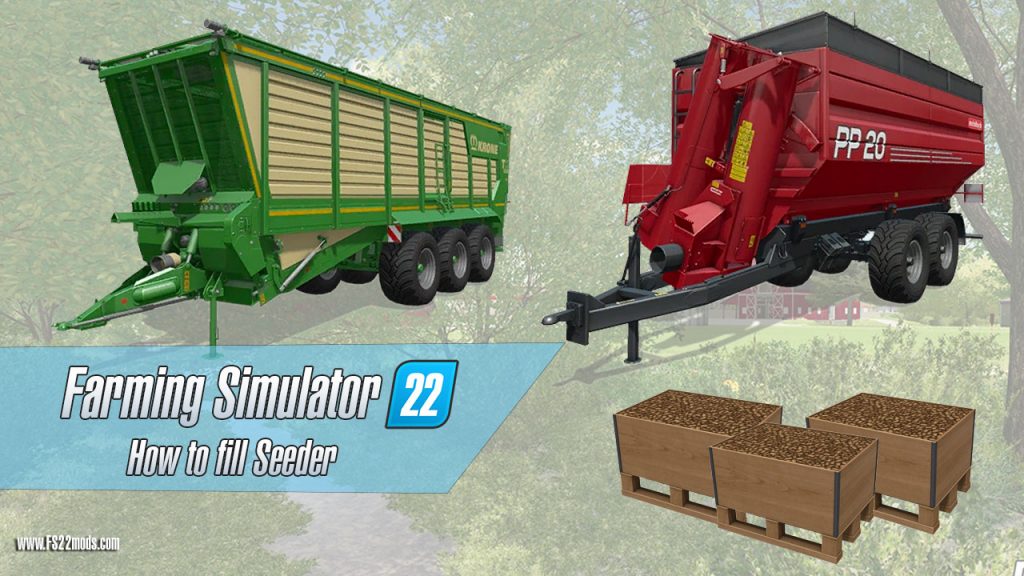 How to fill Seeder on Farming Simulator 22 | FS22 Fertilizer