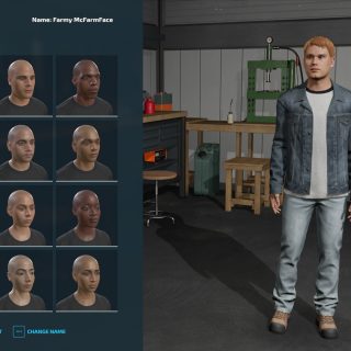 New character creator in Farming Simulator 22 | FS22 Characters