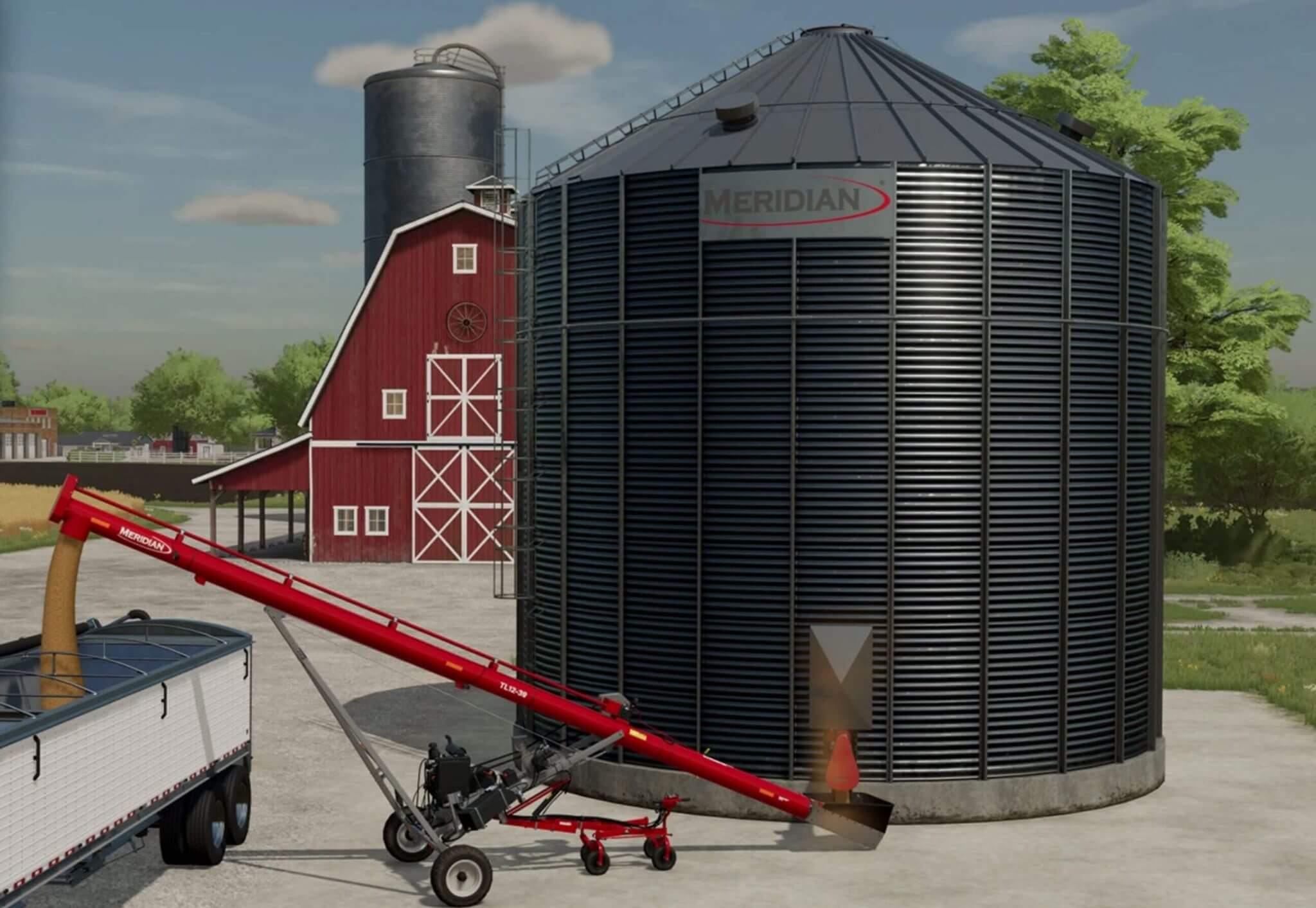 FS22: Meridian Flat Bottom Bin 3608 V1.0.0 - Farming Simulator 22 Mod ...
