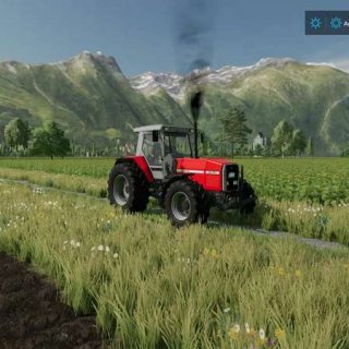 Massey Ferguson 3670 Turbo Tractor v1.0 - FS25 / FS22 Mod