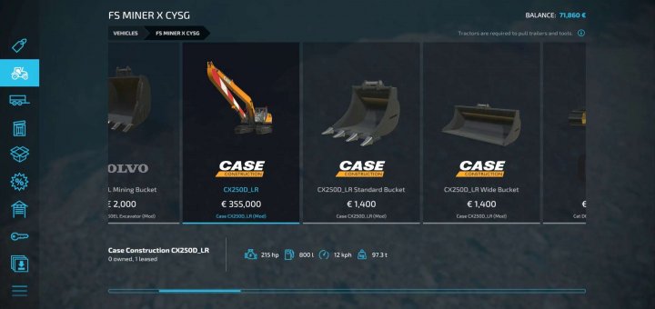 Farming Simulator 22 Forklifts, Excavators mods | FS22 Excavators