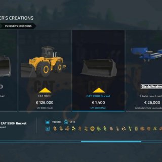 CAT 990H Mining Loader v1.0 - FS25 / FS22 Mod