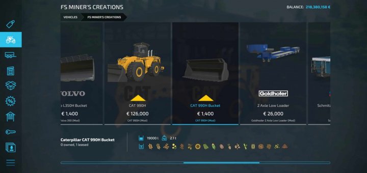 Farming Simulator 22 Forklifts, Excavators mods | FS22 Excavators