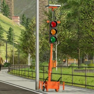 Construction site traffic light v1.0 - FS25 / FS22 Mod