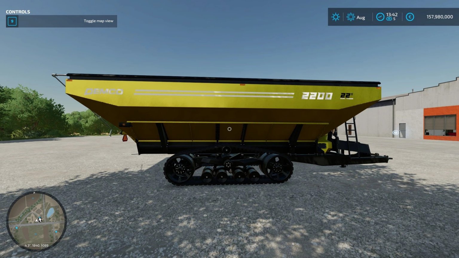 Demco Auger Wagon Colorable v1.0 - FS25 / FS22 Mod