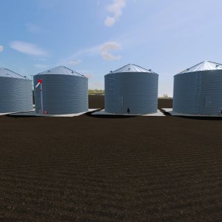 Grain Bins V1.0.0.0 - FS25 / FS22 Mod