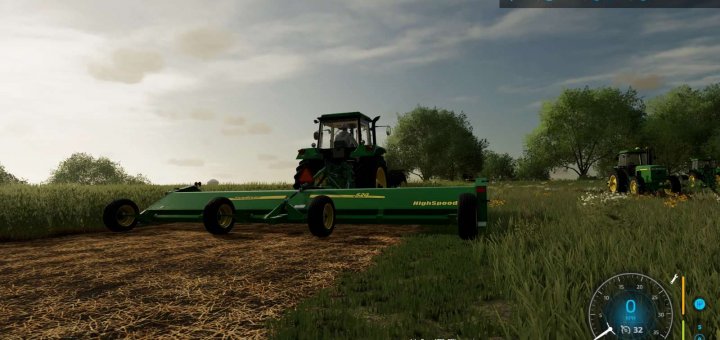 John Deere Wooden Thrower Rack V1.0 - FS22 Mod