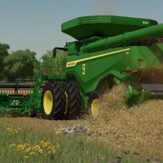 John Deere X9 2020 US And EU Version v1.0 - FS25 / FS22 Mod