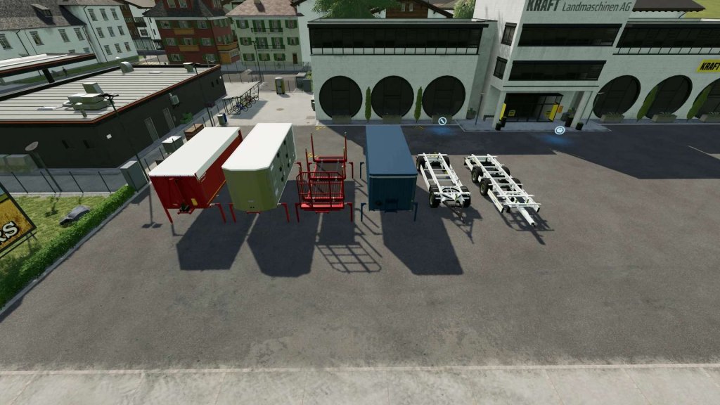 Krone Swap Bodies Pack v1.0.0.0 - FS25 / FS22 Mod