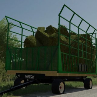 Notch Thrower Rack Wagon v1.0.0.0 - FS25 / FS22 Mod