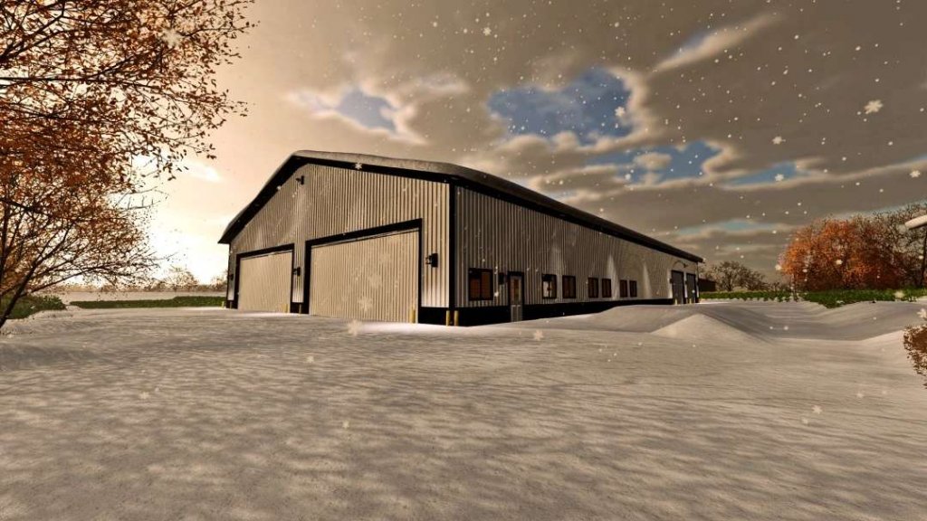 Shed with Office v1.0 - FS25 / FS22 Mod