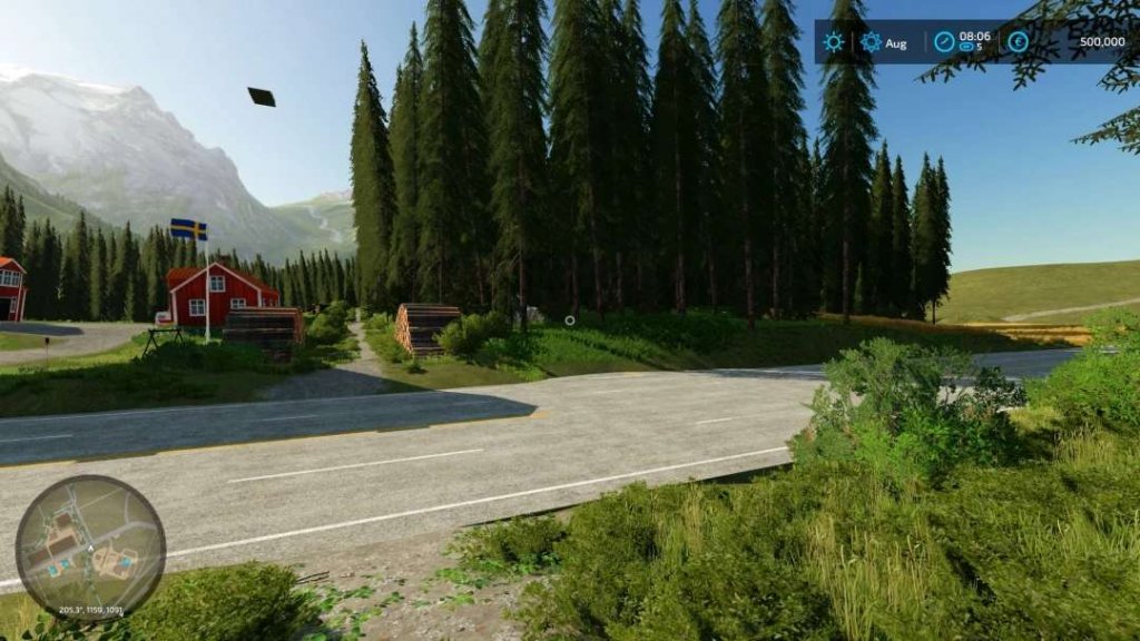 Sweden Small Forestry Test Map v1.0 - FS25 / FS22 Mod