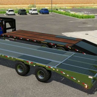 20Ft Gooseneck Trailer v1.0 - FS25 / FS22 Mod