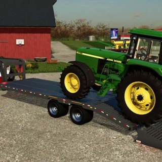 20Ft Gooseneck Trailer v1.0 - FS25 / FS22 Mod
