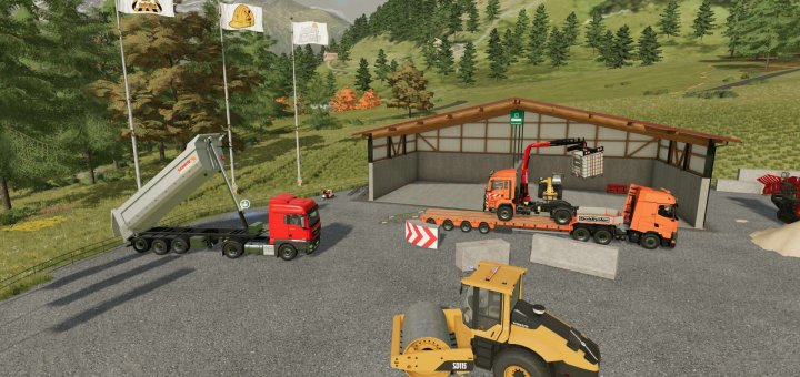 Concrete Block Pack Mods | FS22 Mods | Farming Simulator 22 Mods