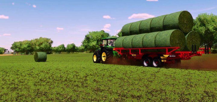 Bale Wagon Mods | FS22 Mods | Farming Simulator 22 Mods