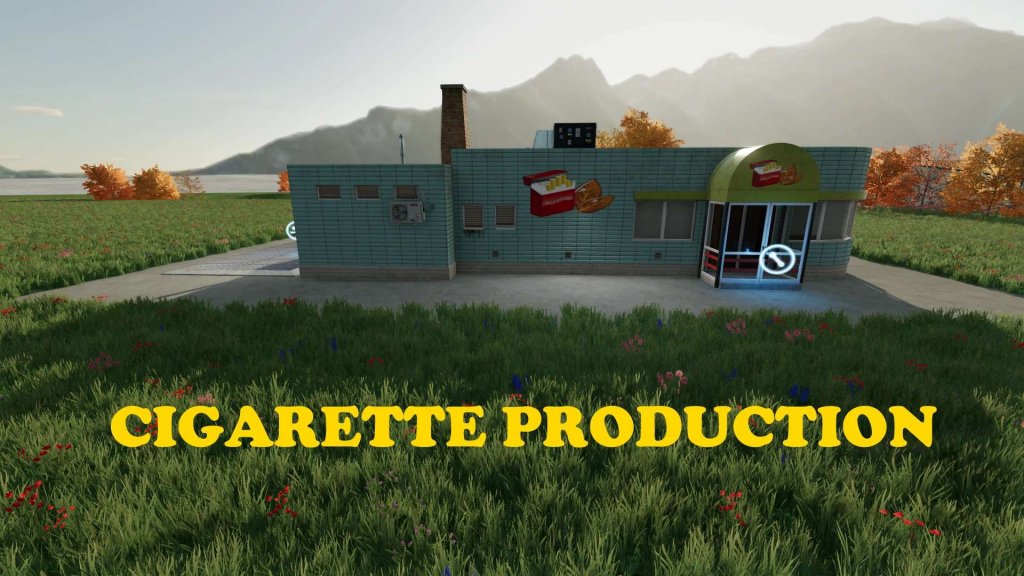 Cigarette Production v1.0.0.0 - FS25 / FS22 Mod