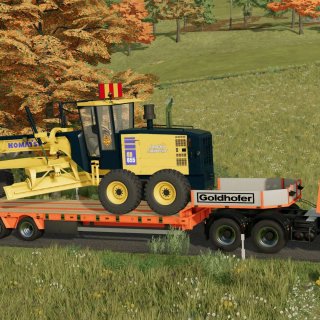 Komatsu GD-655 Motor Grader v1.0.0.0 - FS25 / FS22 Mod