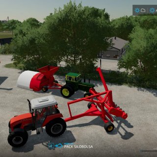 Silo Bag Bagger and Extractor V1.0.0.0 - FS25 / FS22 Mod