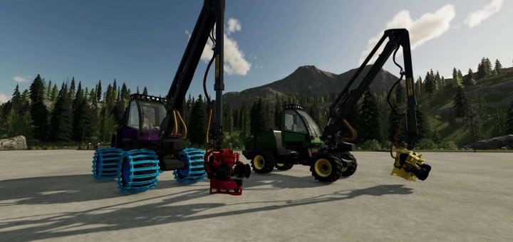 Farming Simulator 22 Forklifts, Excavators mods | FS22 Excavators