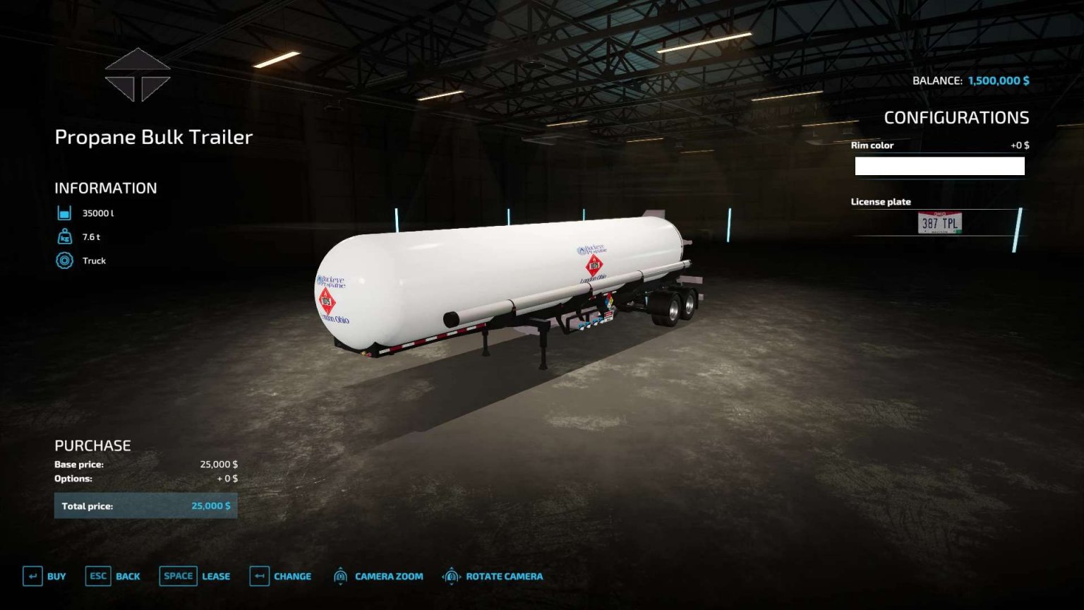 Anhydrous / Propane Transport Trailers v1.0.0.0 - FS25 / FS22 Mod