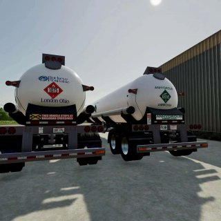 Anhydrous / Propane Transport Trailers v1.0.0.0 - FS25 / FS22 Mod