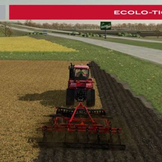 Case IH 870 Ecolo-Tiger 9 Shank Disk Ripper v1.0 - FS25 / FS22 Mod