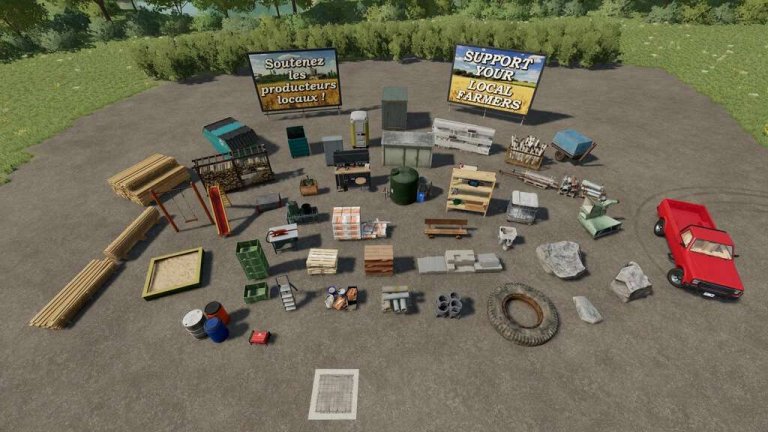 Decorative Details Pack v1.0.0.0 - FS25 / FS22 Mod