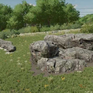 Decorative Rock Pack v1.0.0.0 - FS25 / FS22 Mod