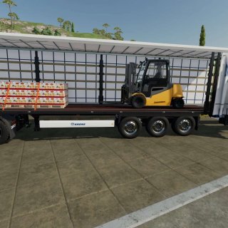 Krone Profi Liner with Ramps AL v1.1 - FS25 / FS22 Mod