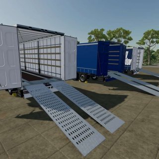 Krone Profi Liner with Ramps AL v1.1 - FS25 / FS22 Mod
