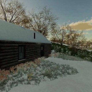 Log Cabin (Farmhouse) v1.0 - FS25 / FS22 Mod