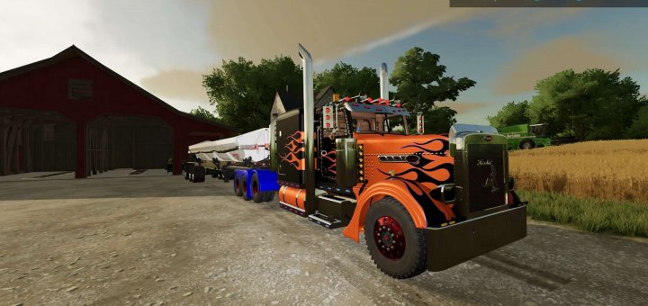 Fully Custom Peterbilt Mods | FS22 Mods | Farming Simulator 22 Mods