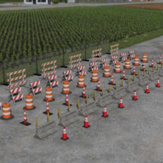 Placeable Construction Signs v1.0.0.0 - FS25 / FS22 Mod