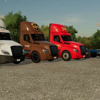 2022 Freightliner Cascadia Day Cab v1.0.0.0 - FS25 / FS22 Mod