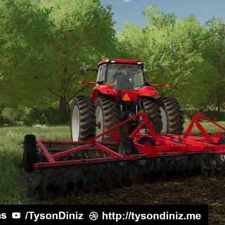 Case IH 490 Tandem Disk v1.0.0.0 - FS25 / FS22 Mod