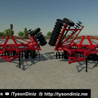 Case IH 490 Tandem Disk v1.0.0.0 - FS25 / FS22 Mod