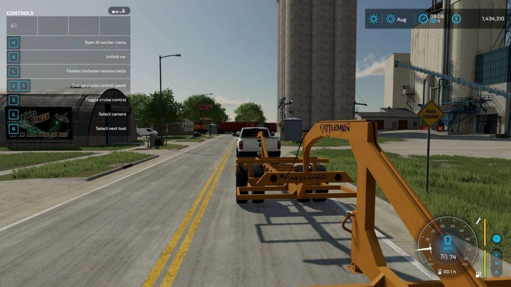 Gooseneck Bale Trailer v1.0.0.0 - FS25 / FS22 Mod