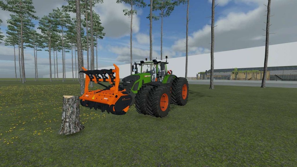 High speed stump grinder v1.0 - FS25 / FS22 Mod