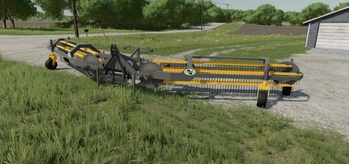 Lizard R90 Rake Mods | FS22 Mods | Farming Simulator 22 Mods
