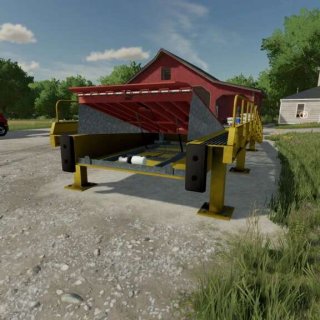 Loading Ramp With Dock Leveler v1.0.0.0 - FS25 / FS22 Mod