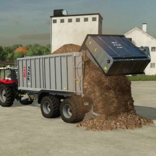 Trailer With Beet Cutter v1.0 - FS25 / FS22 Mod