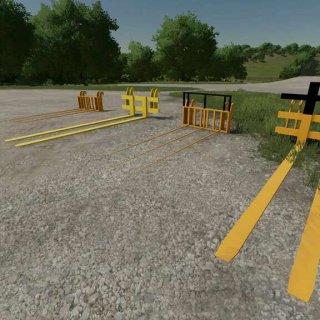 Wheel Loader Long Forks Pack v1.0.0.0 - FS25 / FS22 Mod