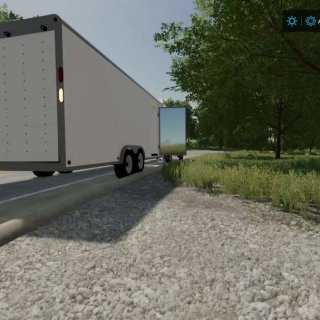 20FT Enclosed Trailer v1.1.0.0 - FS25 / FS22 Mod