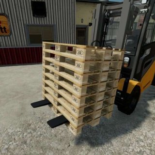 Empty Pallets Production v1.0 - FS25 / FS22 Mod