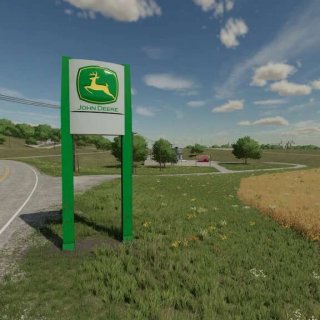 John Deere Dealer Sign v1.0.0.0 - FS25 / FS22 Mod